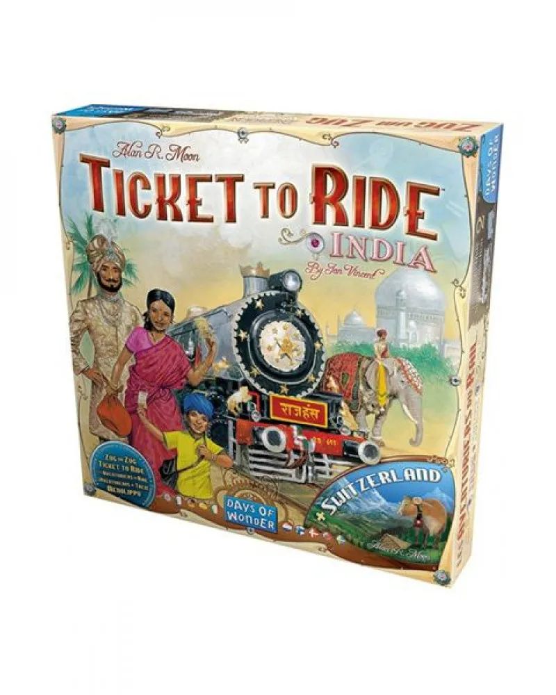 Društvena igra Ticket To Ride India & Switzerland | Games online shop