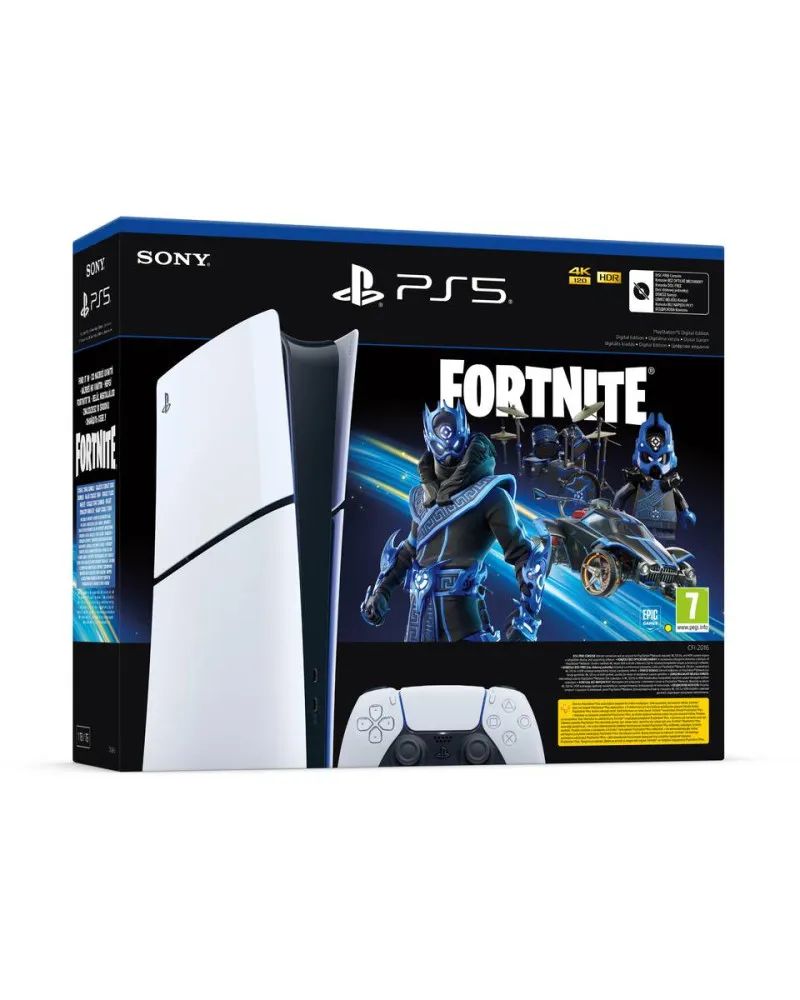 Konzola PlayStation 5 - 1TB Slim - Digital Edition + PS5 Fortnite ...