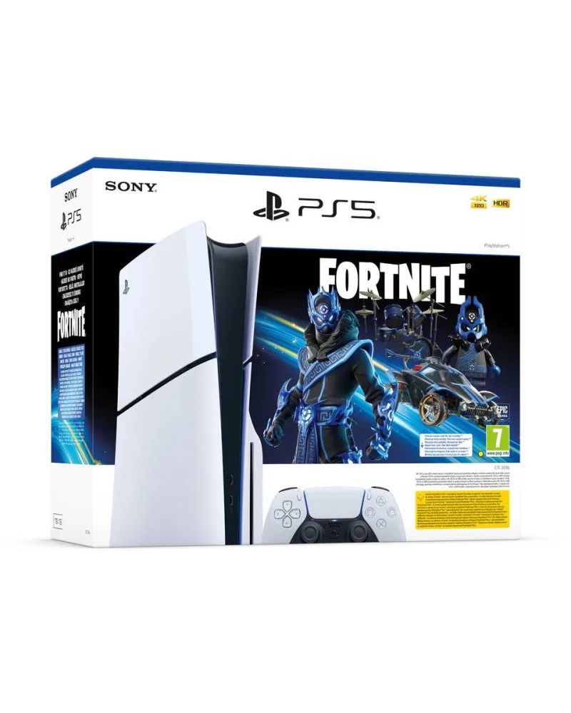 Konzola PlayStation 5 - 1TB Slim + PS5 Fortnite | Games online shop