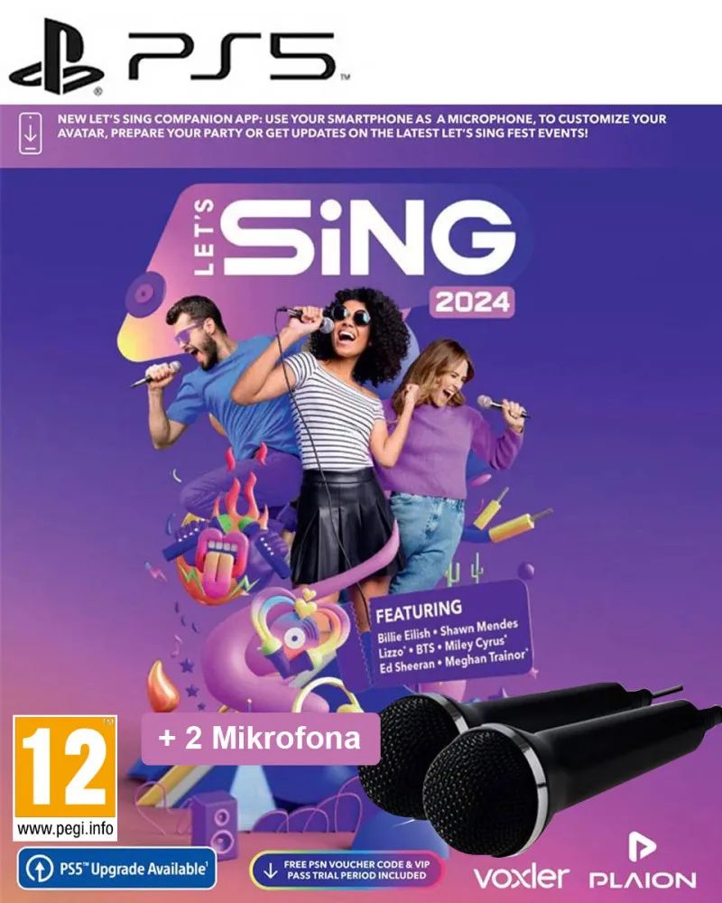 PS5 Let's Sing 2024 + 1 Mikrofon | Games online shop