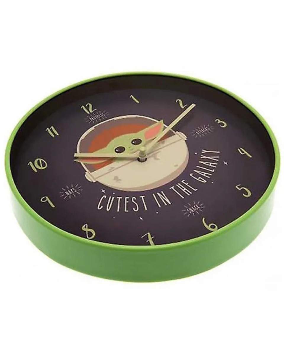 Zidni sat Star Wars The Mandalorian - Cutest In The Galaxy - Wall Clock ...